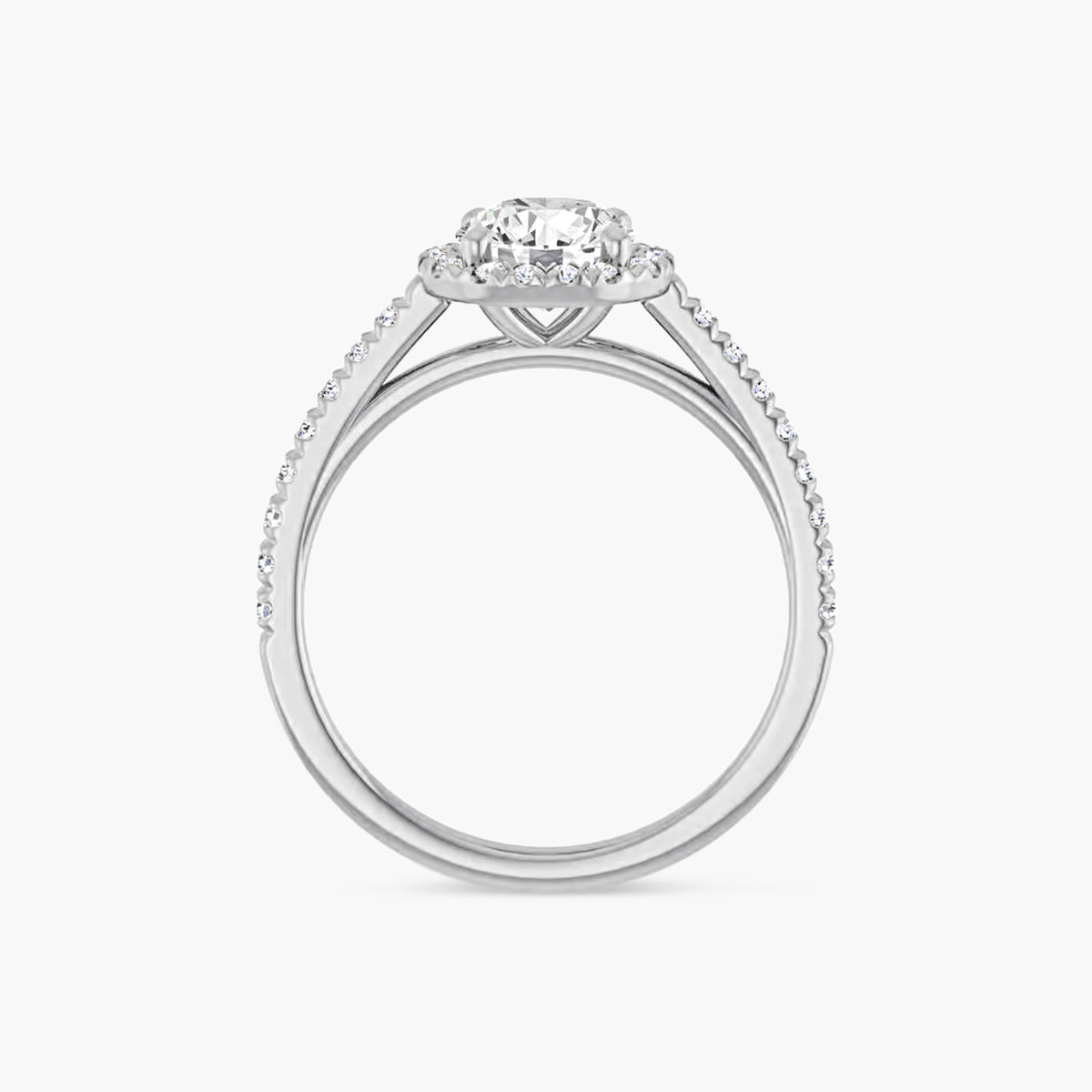The Halo Brielle Square – Mer Jewelry